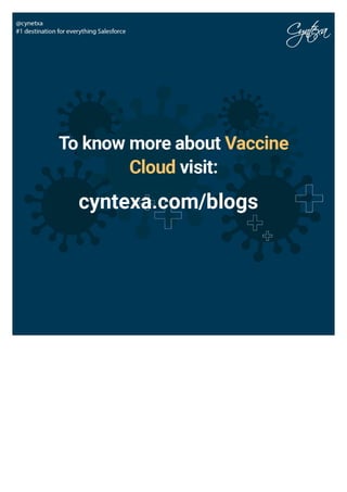 Salesforce Vaccine Cloud | PDF