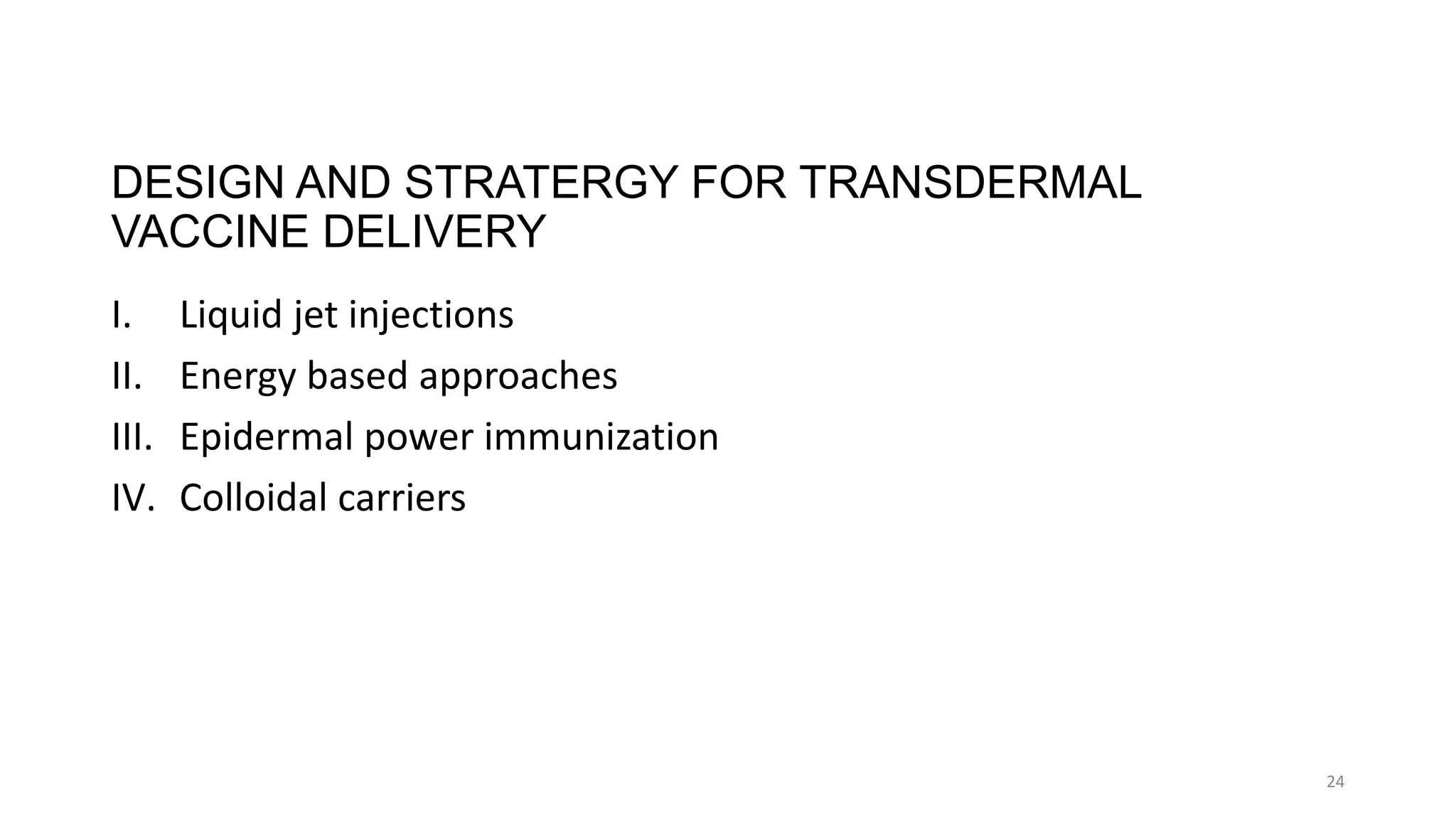 Vaccine delivery system | PPTX