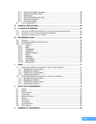 Vaccine Logistics and Supply Chain | National Cold Chain Assessment ...