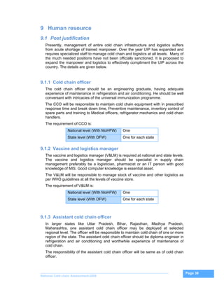 Vaccine Logistics and Supply Chain | National Cold Chain Assessment ...