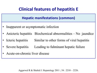 Vaccine of hepatitis E virus | PPTX