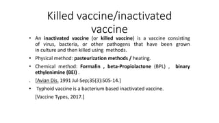 Vaccine preparation part 2 | PPTX