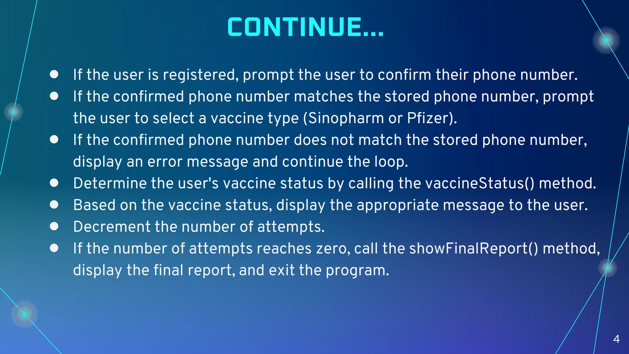 VACCINE REGISTRATION SYSTEM USING JAVA LANGUAGE | PPTX