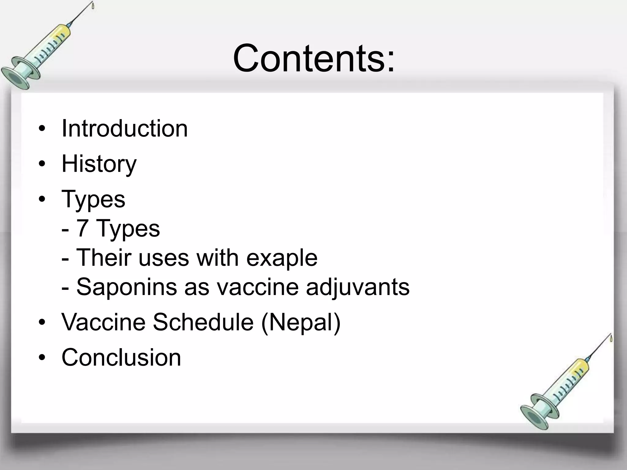 Vaccines | PPTX | Infectious Diseases | Diseases and Conditions