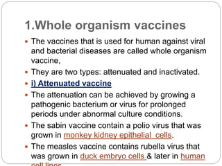 Vaccines and its types | PPTX