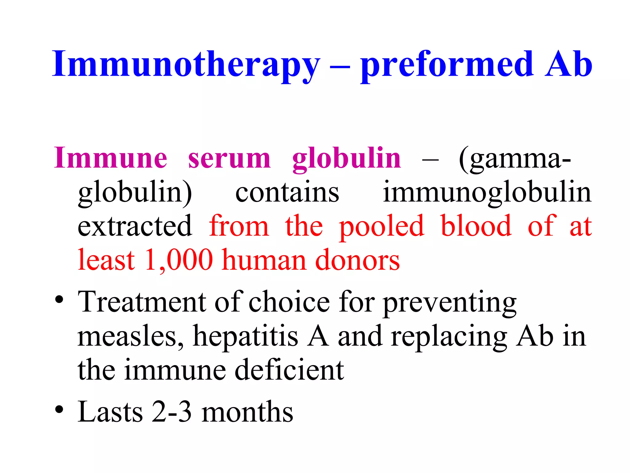 Vaccines and sera | PPT