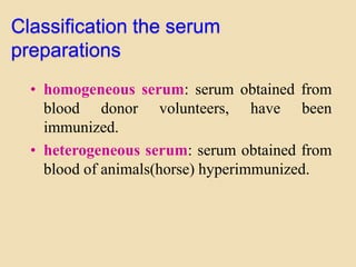 Vaccines and sera | PPTX