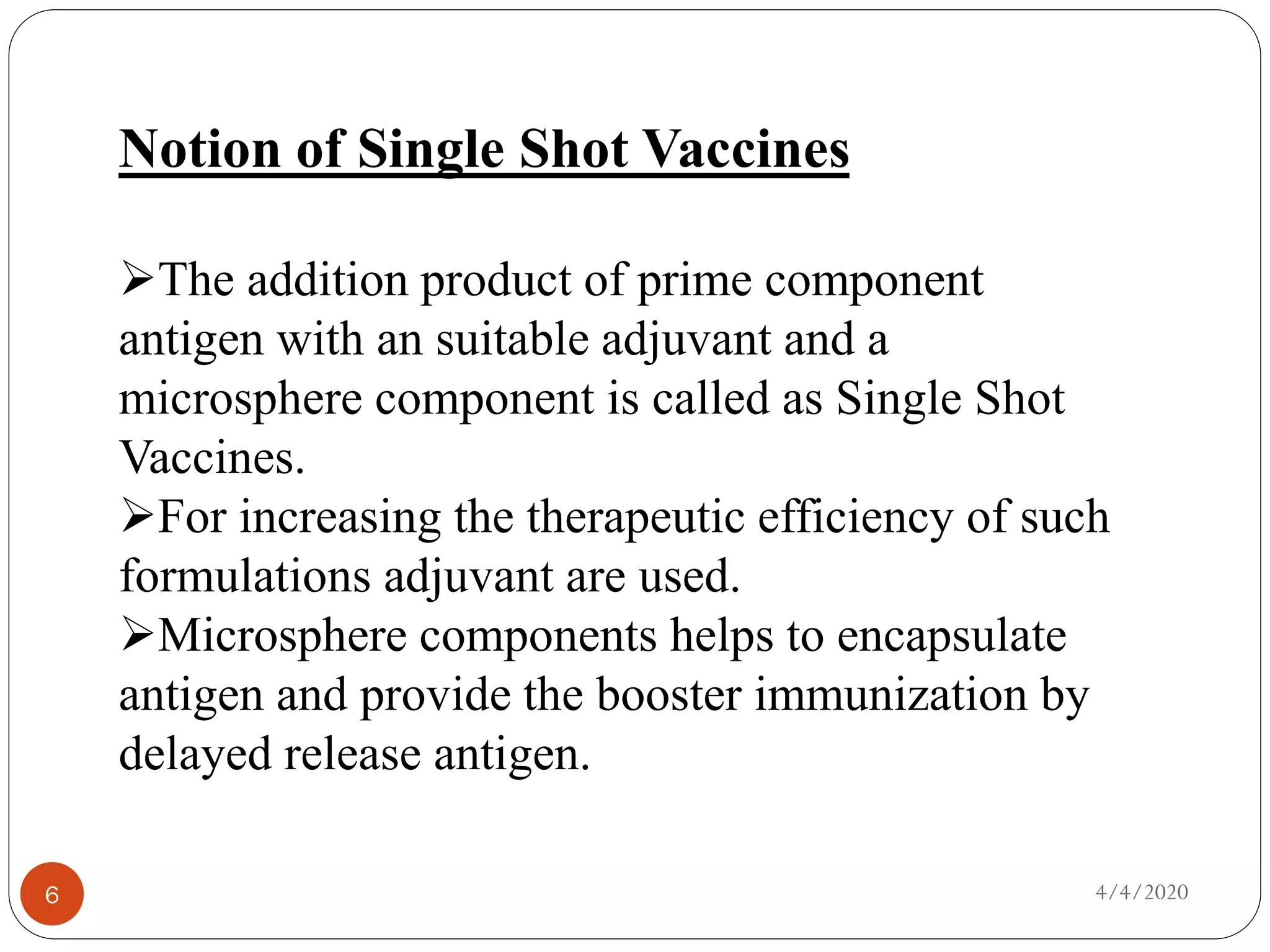 Vaccines and single shot vaccines | PDF | Chemistry | Science