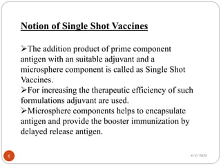 Vaccines and single shot vaccines | PDF