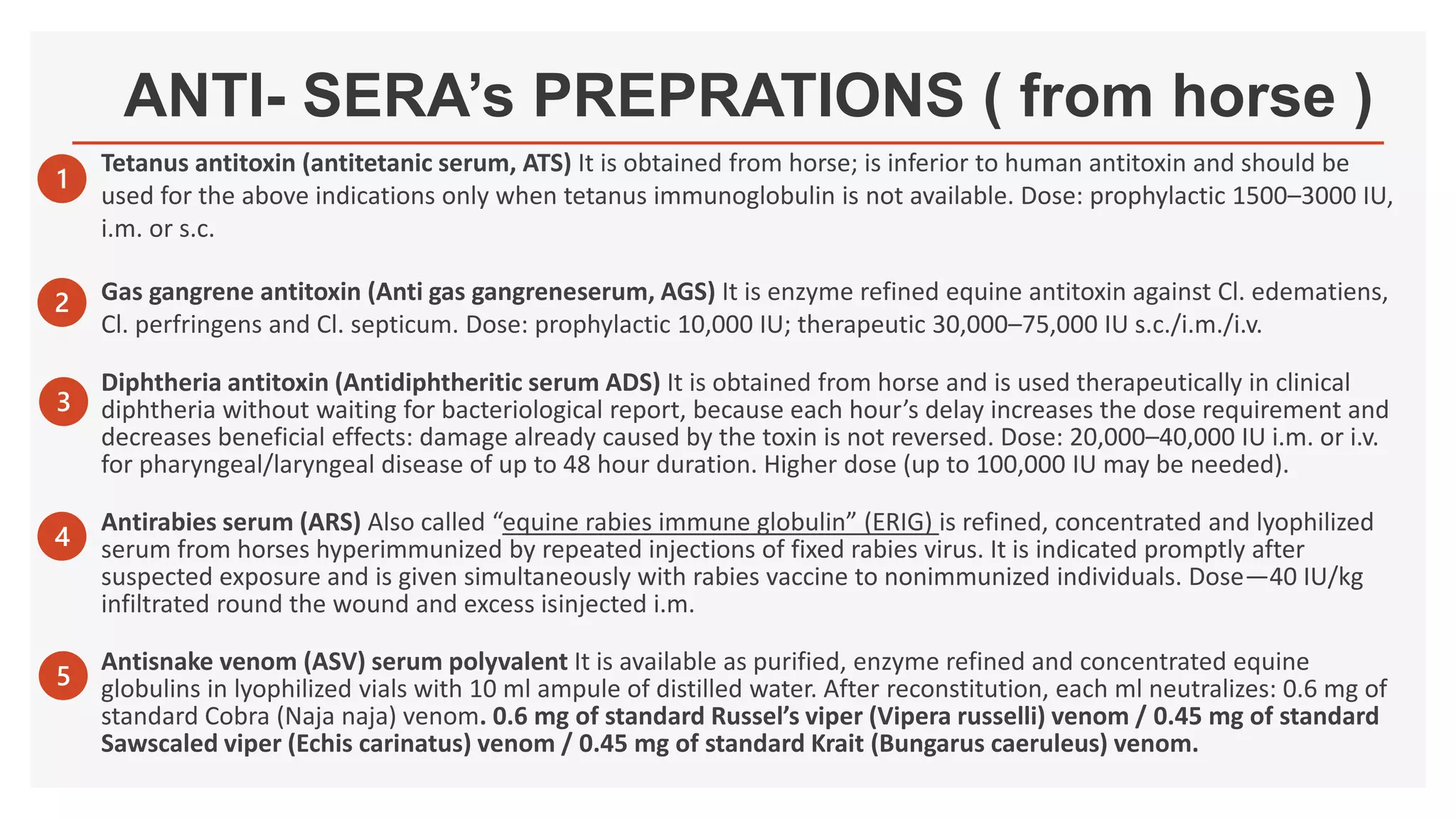 Vaccines, antisera and immunoglobulin | PPTX