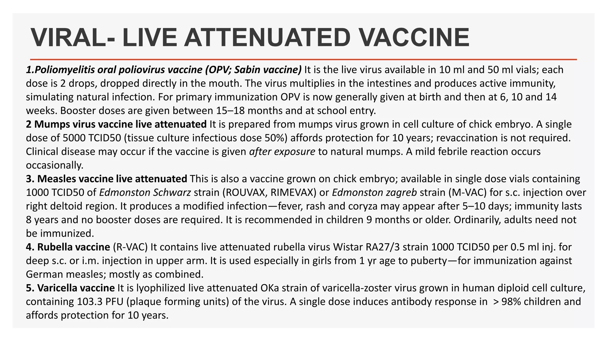 Vaccines, antisera and immunoglobulin | PPTX