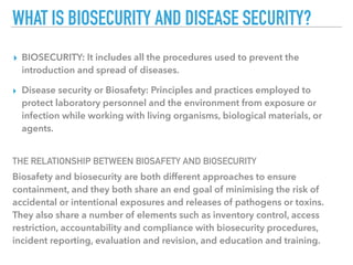 Biosecurity and Disease Security | PDF