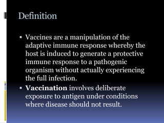 Vaccines & immunomodulation | PPTX