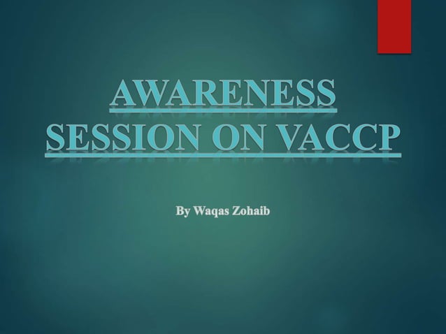 VACCP Awareness Session July 2020 | PPTX | Information and Network ...