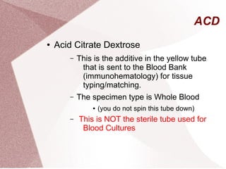 Vaccutainers intermediate | PPT