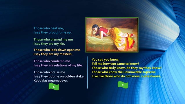 Vachanas in english | PPTX | Hinduism | Religion & Spirituality