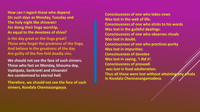 Vachanas in english | PPTX | Hinduism | Religion & Spirituality