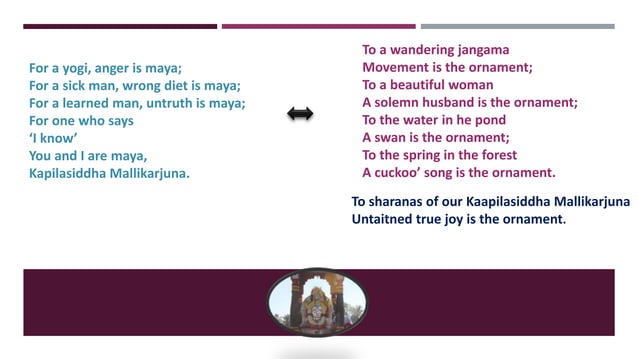 Vachanas in english | PPTX | Hinduism | Religion & Spirituality