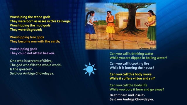 Vachanas in english | PPTX | Hinduism | Religion & Spirituality