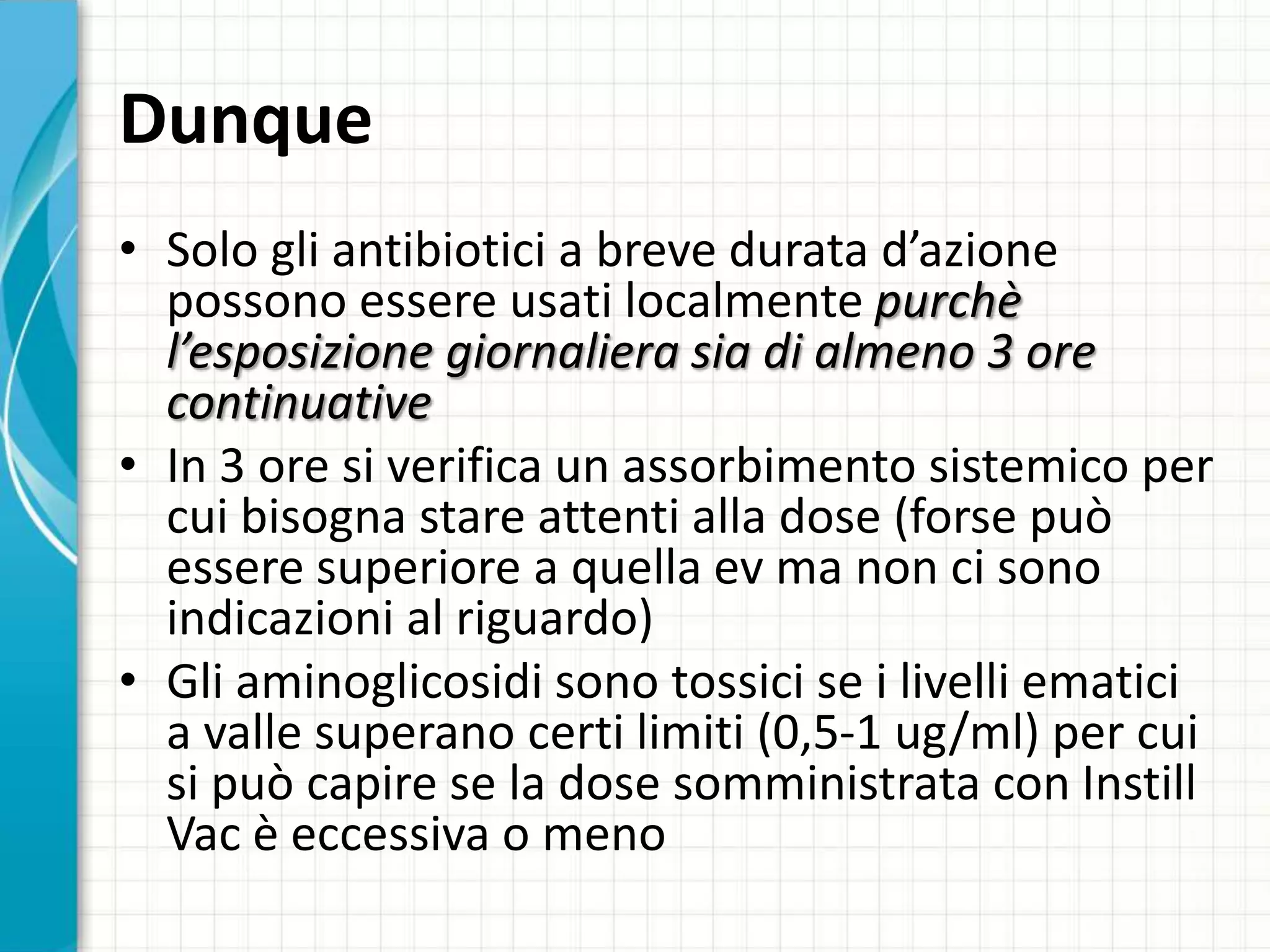 Vac instill e osteomieliti | PPT