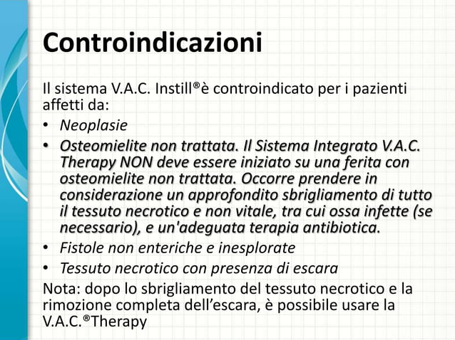 Vac instill e osteomieliti | PPT