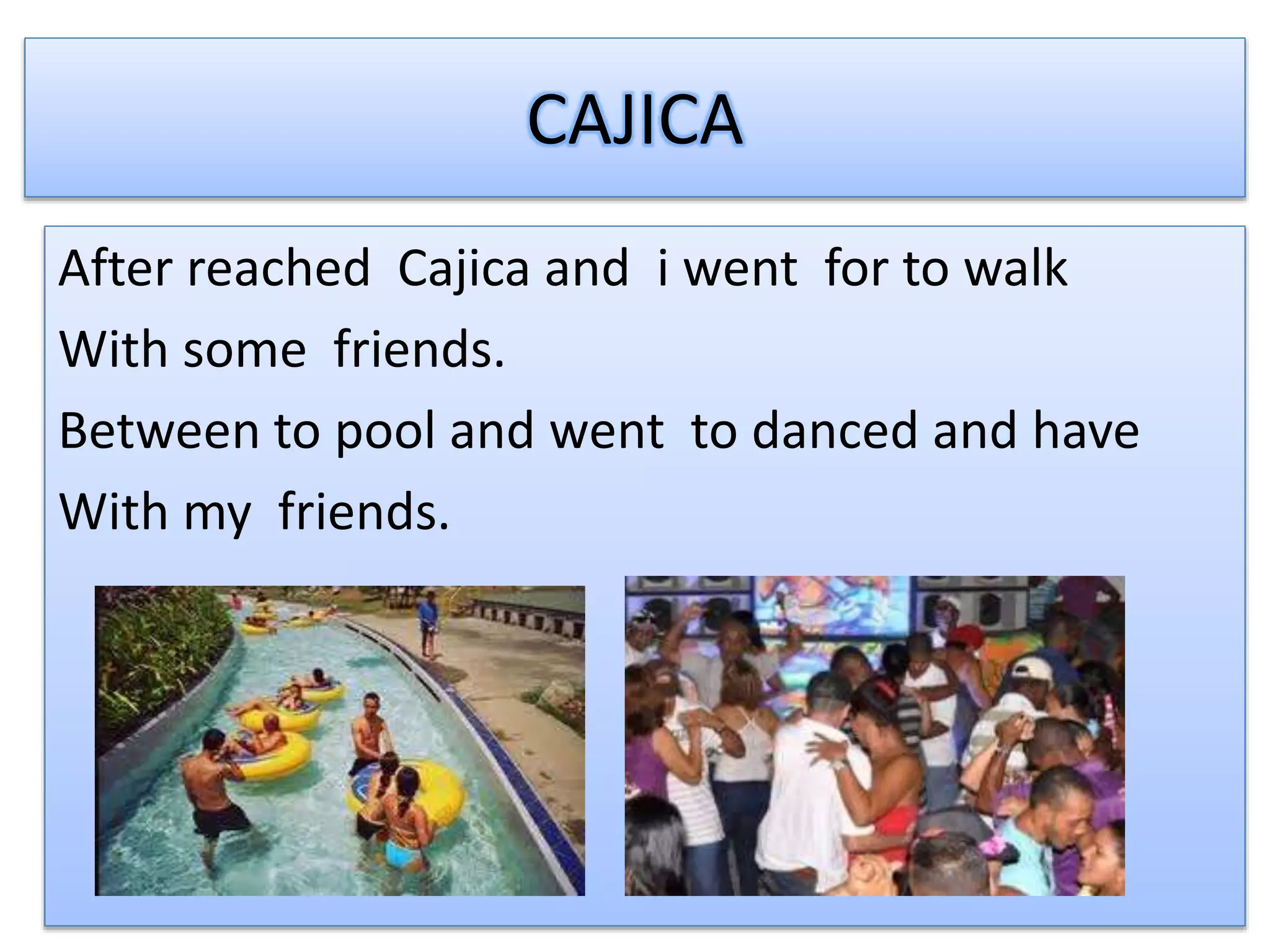 Vaciones en ingles | PPT