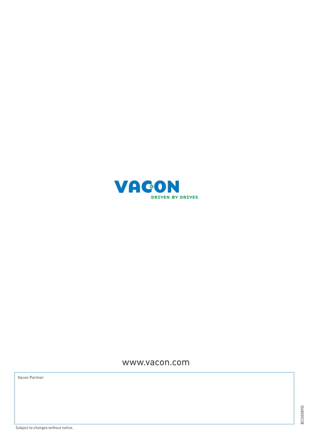Vacon nxl-brochure-bc00089 d-en | PDF