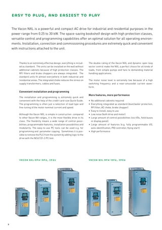 Vacon nxl-brochure-bc00089 d-en | PDF