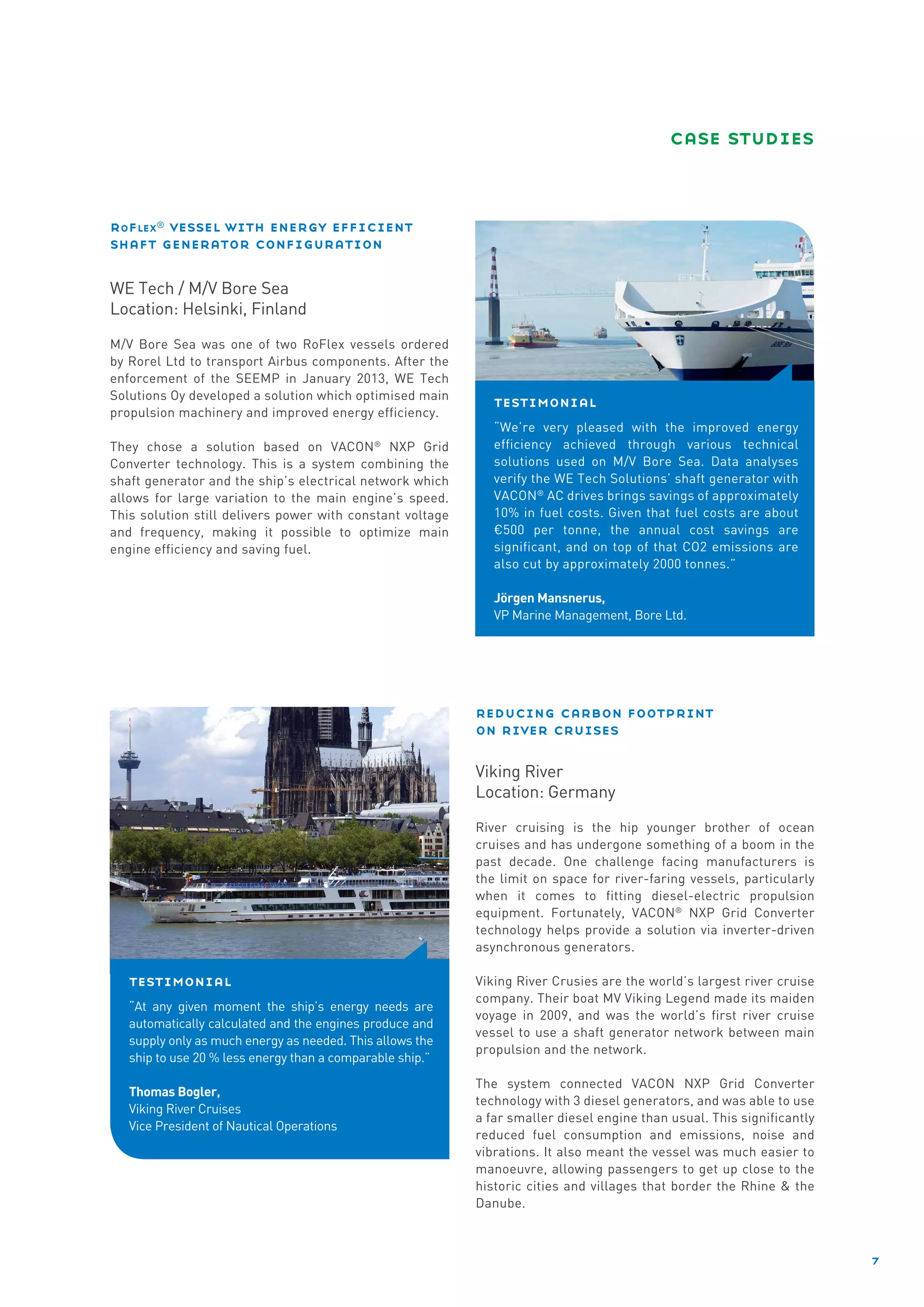 VACON NXP Grid Converter - Cleaner power for ports and ships | PDF