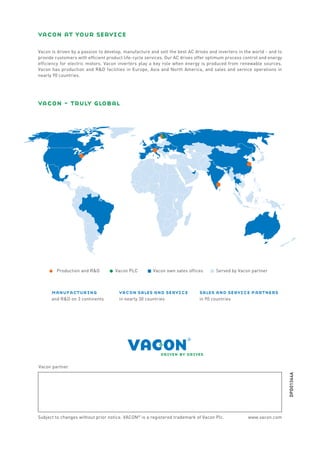 VACON NXP Grid Converter - Cleaner power for ports and ships | PDF