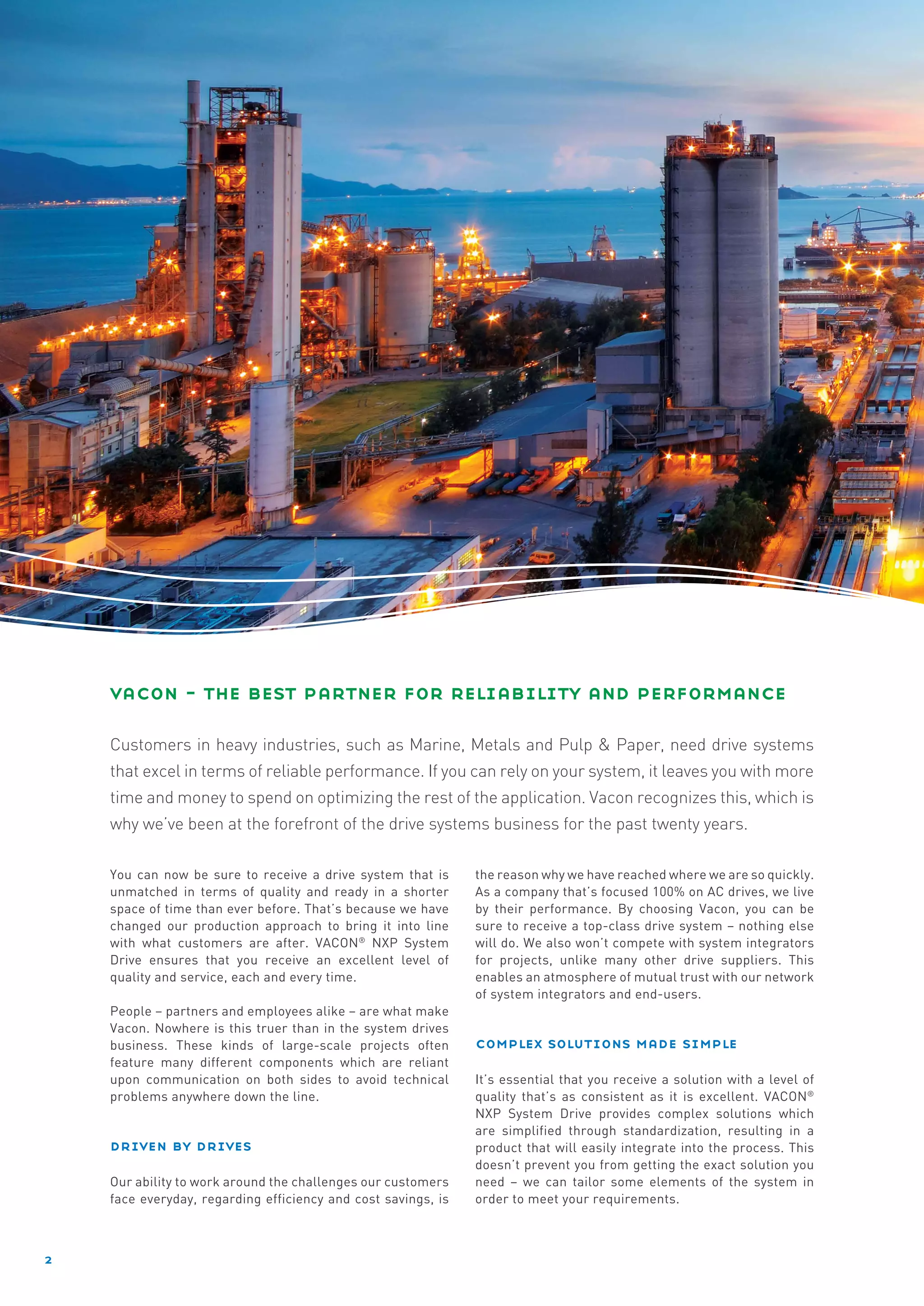 VACON NXP System Drive - Complex Solutions Made Simple | PDF