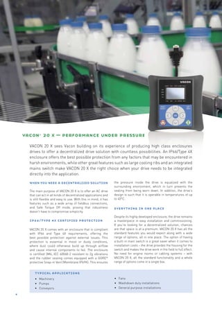 VACON 100X & VACON 20X | PDF
