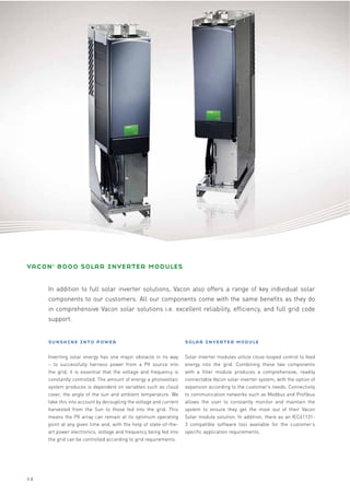 VACON 8000 Solar Inverter | PDF