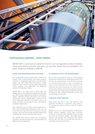 Vacon NXP & NXC AC Drives | PDF