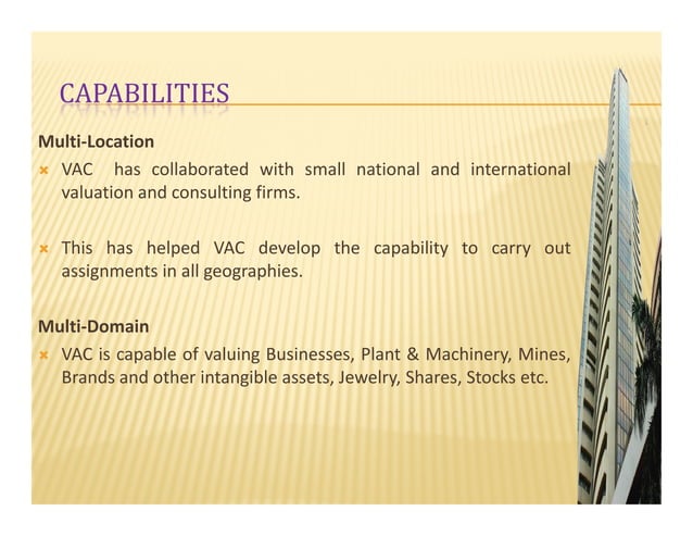 VAC Presentation | PPT