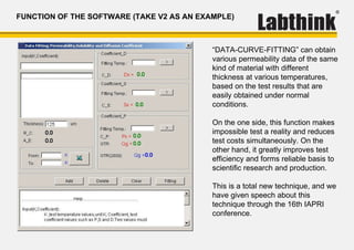 Labthink Gas Permeation Tester | PPT
