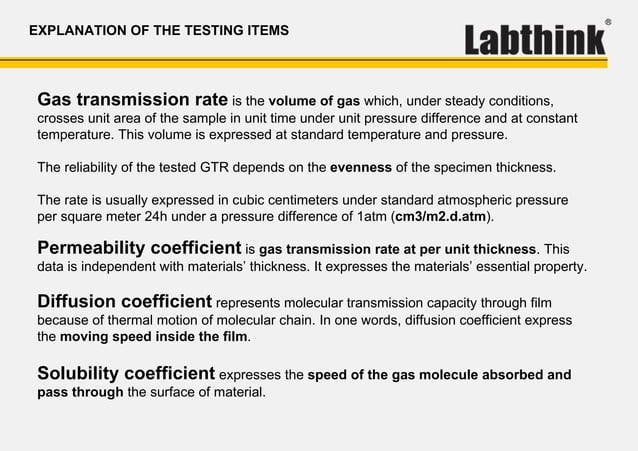 Labthink Gas Permeation Tester | PPT