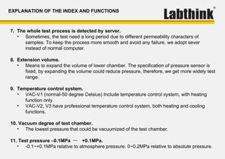 Labthink Gas Permeation Tester | PPT
