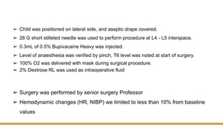 VACTER Pediatric Anaesthesia Case Presentation | PPTX