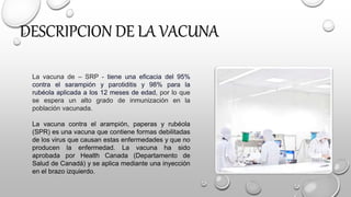 VACUNA CONTRA EL SPR | PPTX