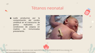 vacuna tetano pediatria 2025 aspectos de importancia | PPTX