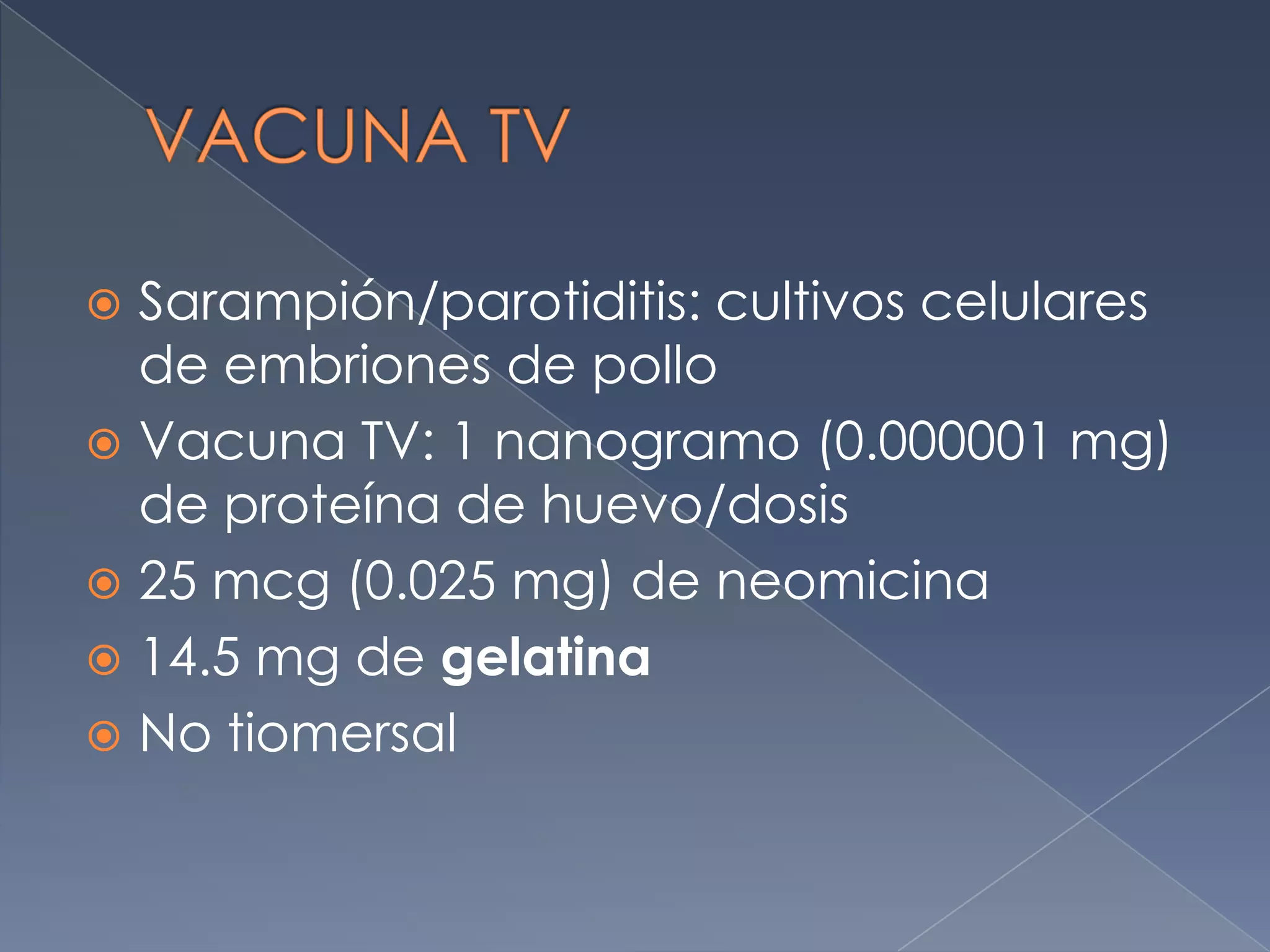 Vacuna triple vírica en el adulto | PPTX
