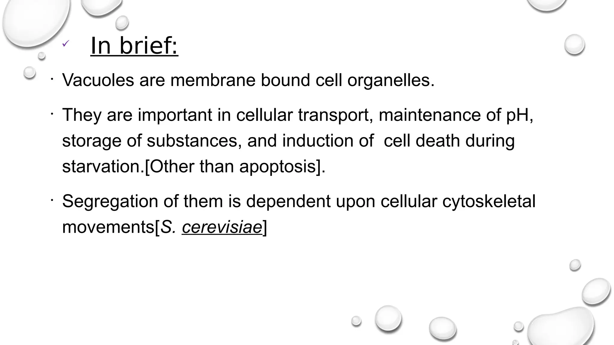 Vacuole | PDF
