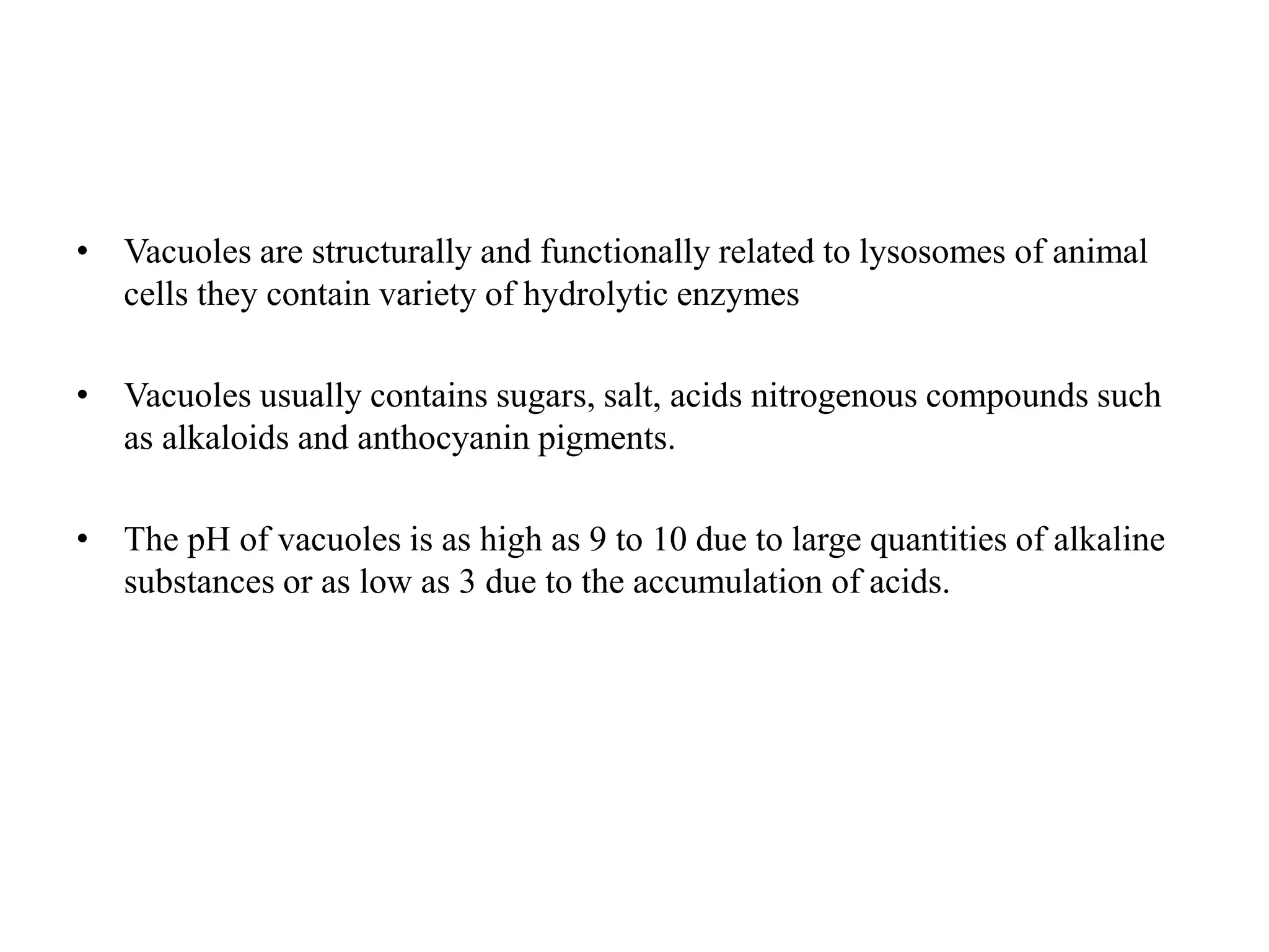 Vacuoles | PPTX