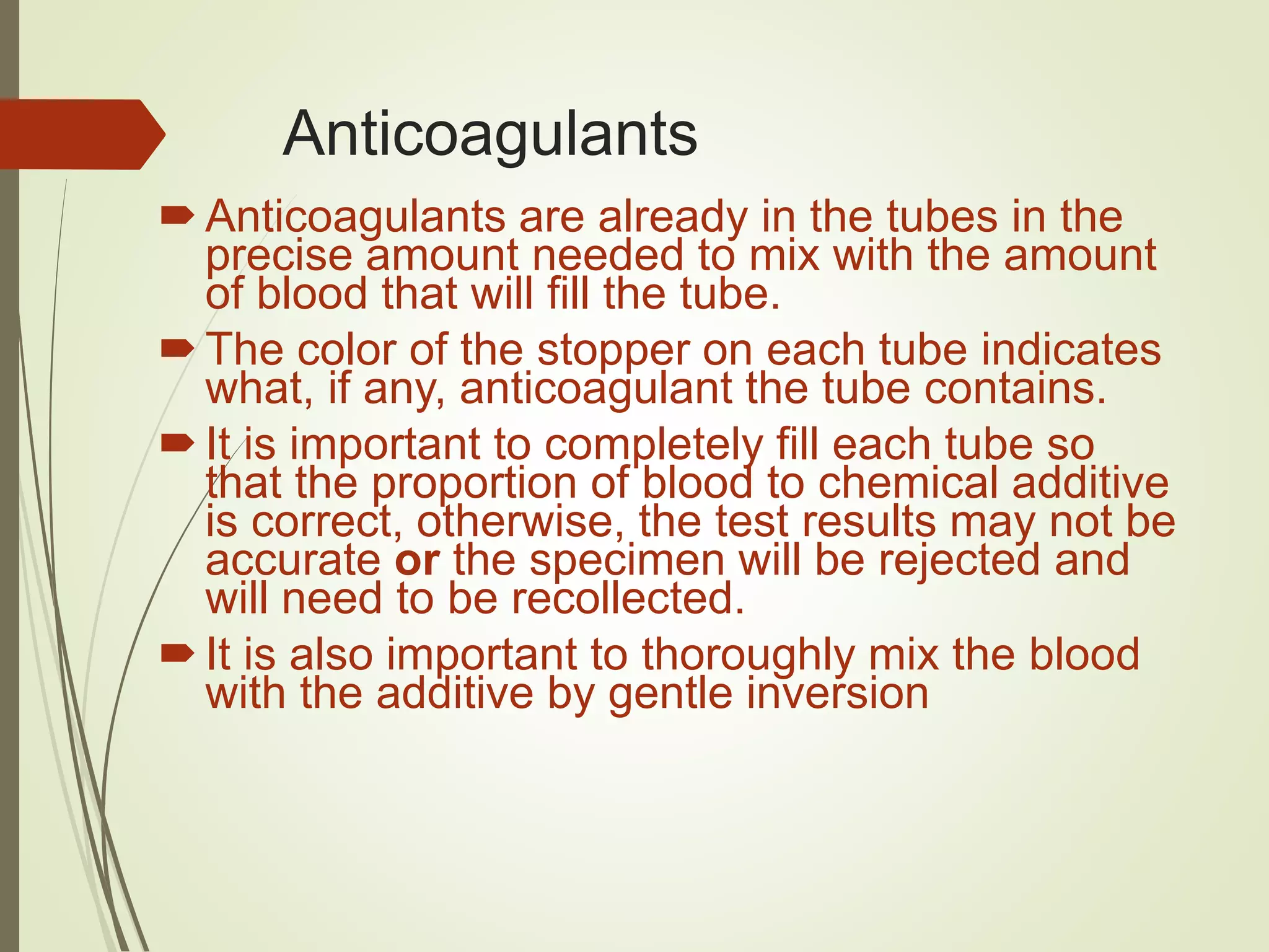 Vacutainer and anticoagulant ss | PPTX