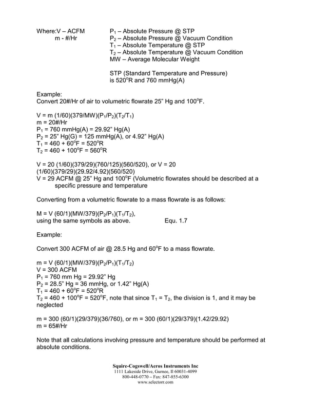 Vacuum pump-sizing | PDF | Physics | Science