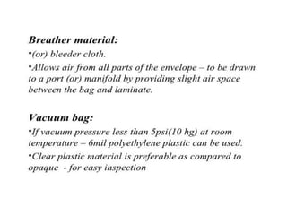 Vacuum bag moulding and compression moulding technique | PPTX ...