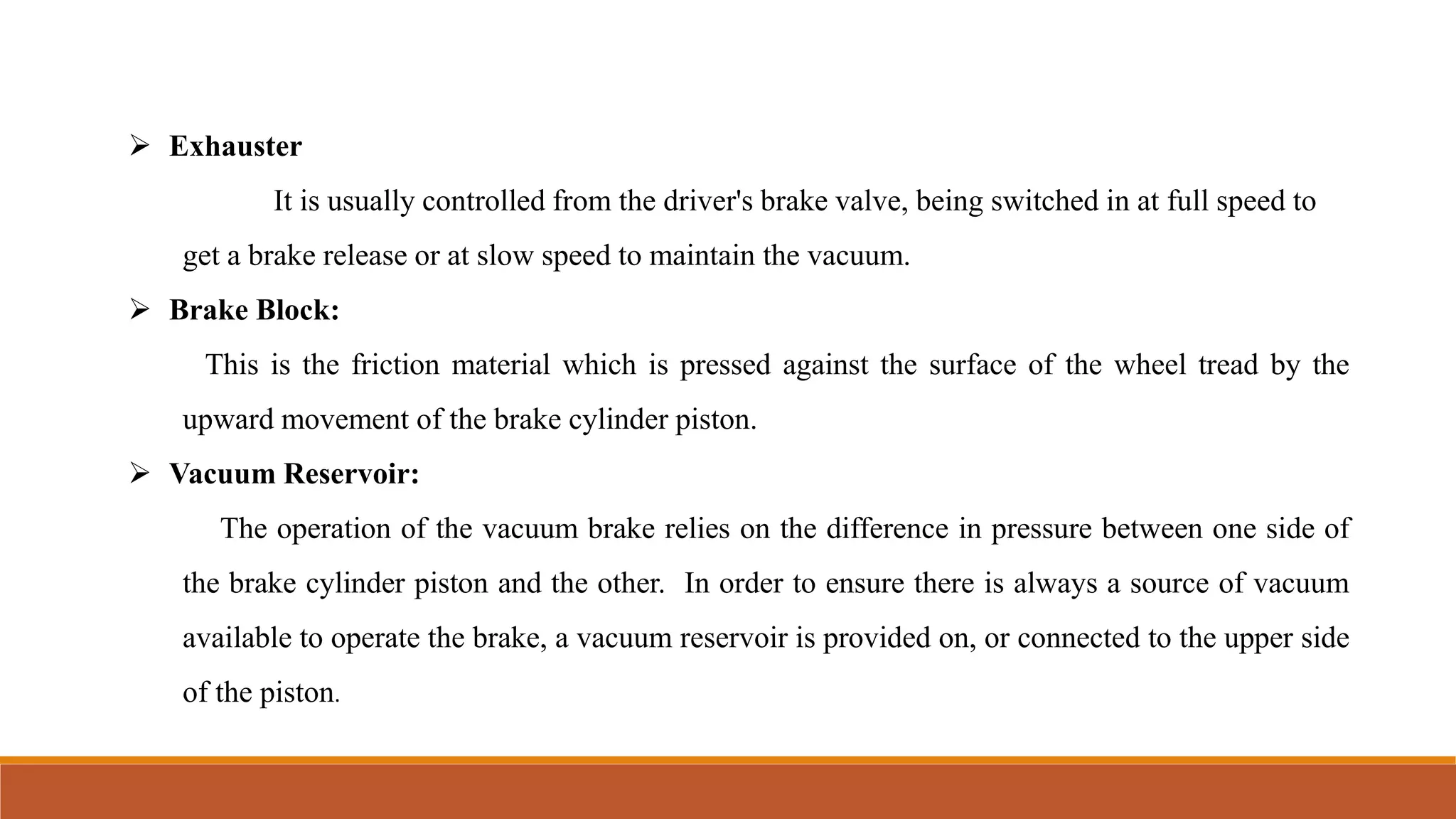 Vacuum braking system | PPTX