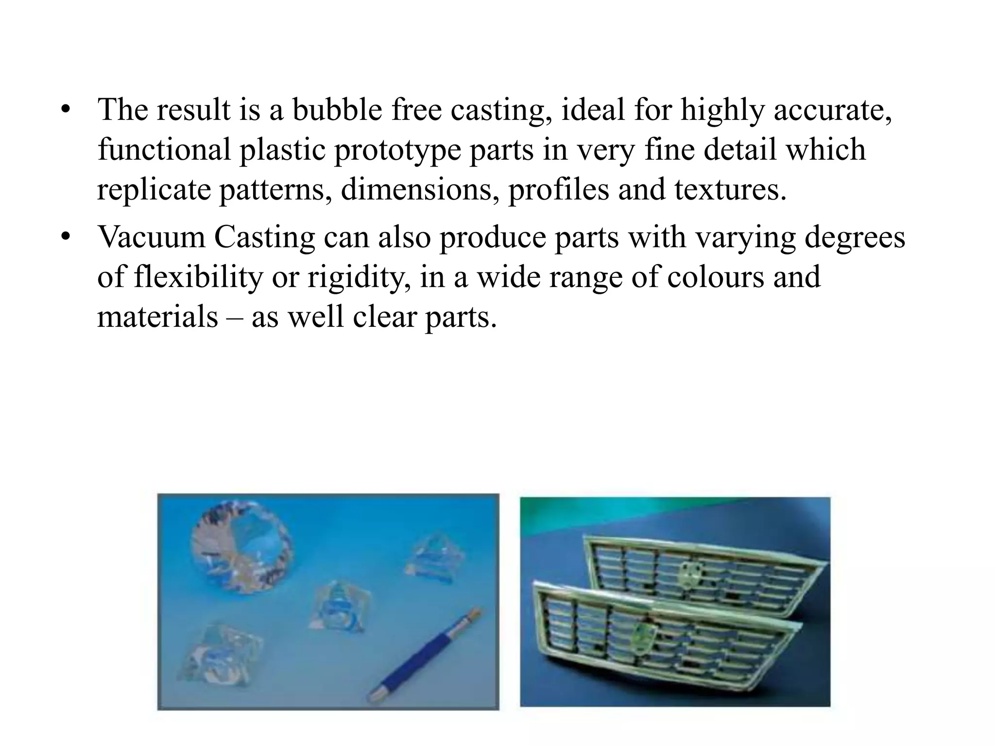 Vacuum casting rp systems | PPTX