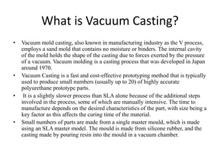 Vacuum casting rp systems | PPTX